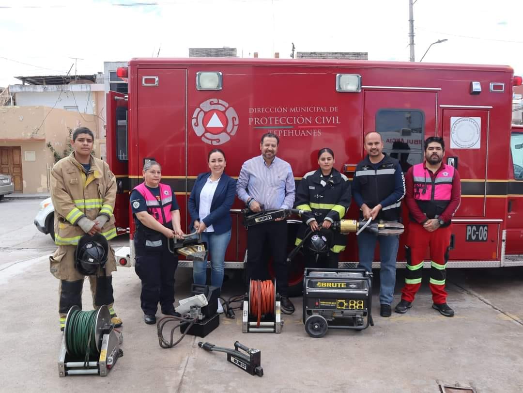 Nuevo equipo de extracción vehicular hidráulico y ambulancia ...
