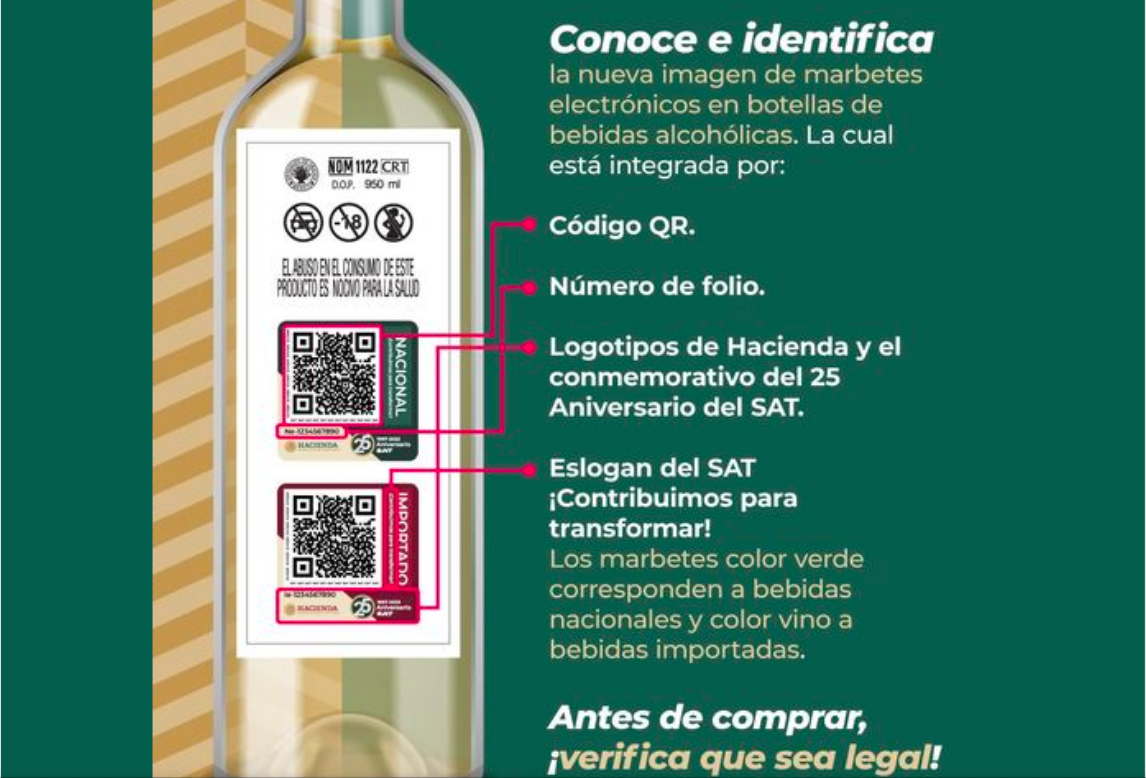 Emite SAT comunicado para verificar autenticidad de bebidas alcohólicas ...