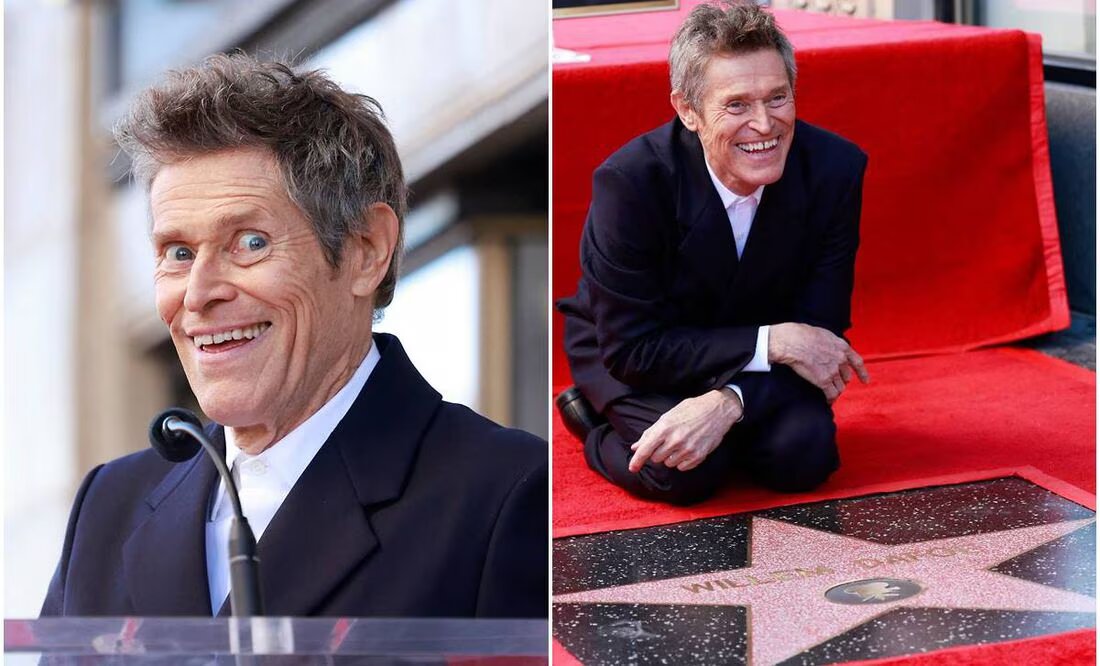 Willem Dafoe recibe estrella en el paseo de la fama en Hollywood | Notigram
