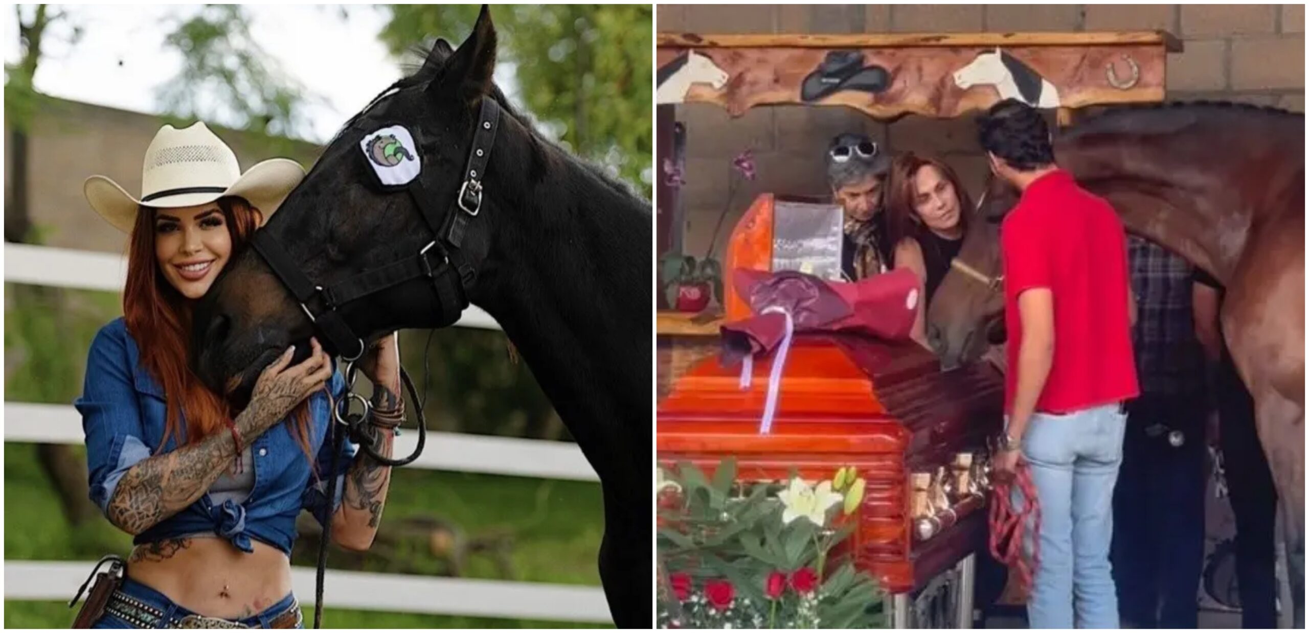 VIDEO: Caballos dan el último adiós a Elena Larrea en su funeral | Notigram