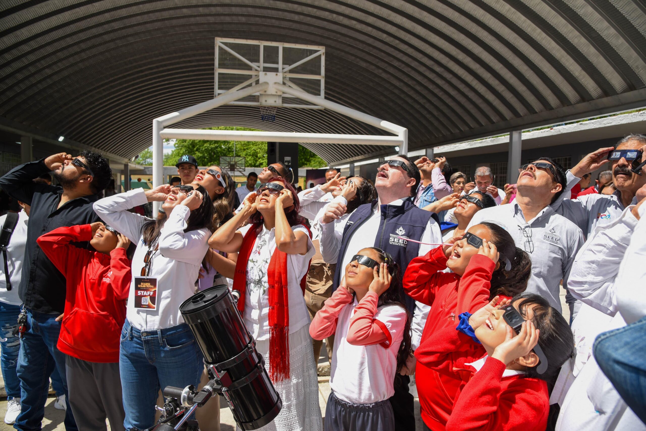 Así se vivió el Eclipse Solar Total 2024 en el municipio de Nazas con ...