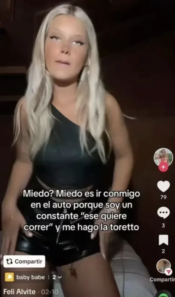 La Tiktoker conocida como ‘La Toretto’, Felicitas Alvite, protagoniza ...