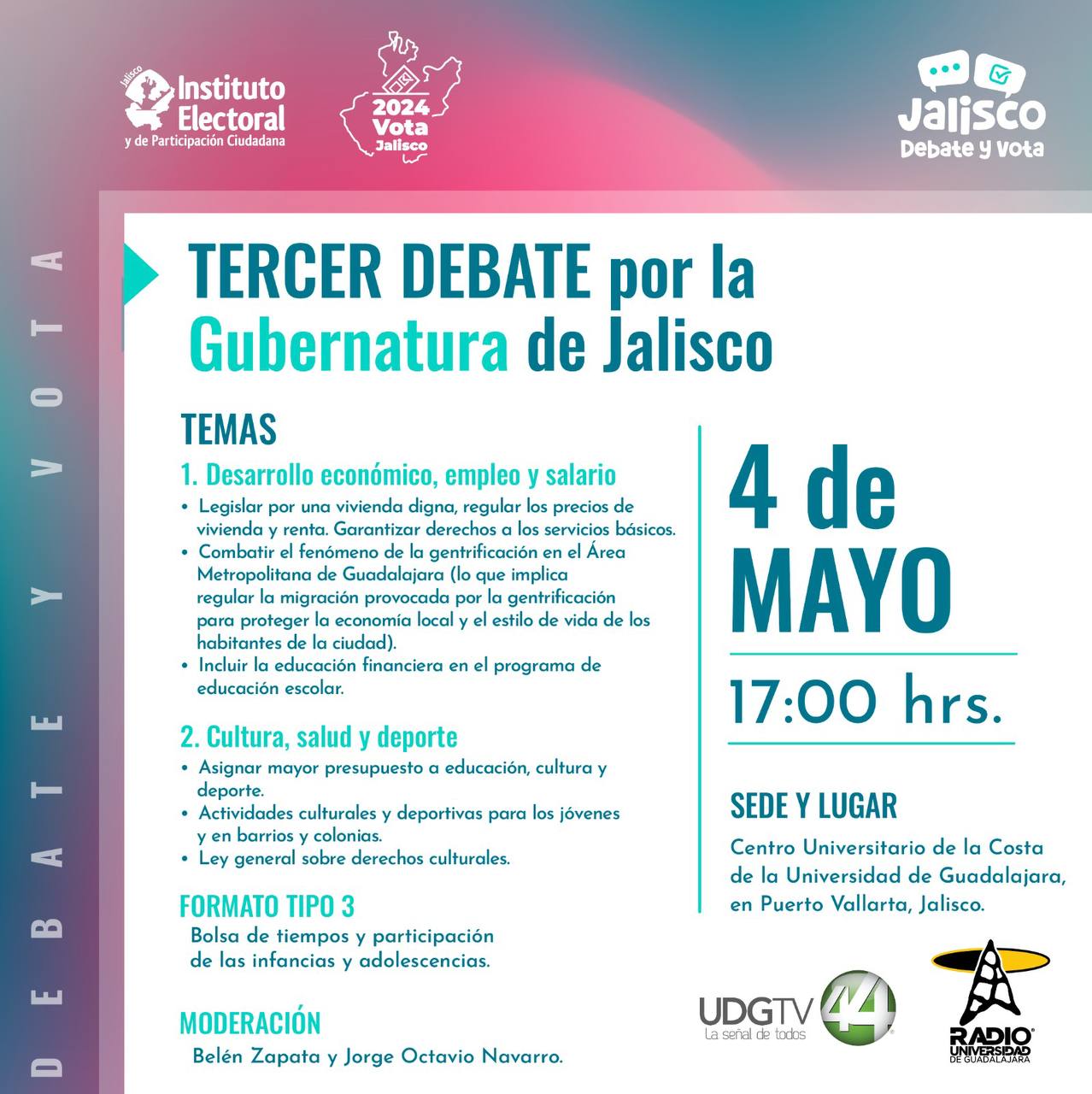 HOY no se olviden del Debate | Notigram