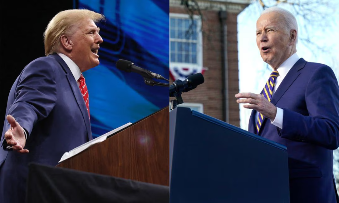 Trump y Biden se lanzan acusaciones en eventos de campaña; se tildan de ...