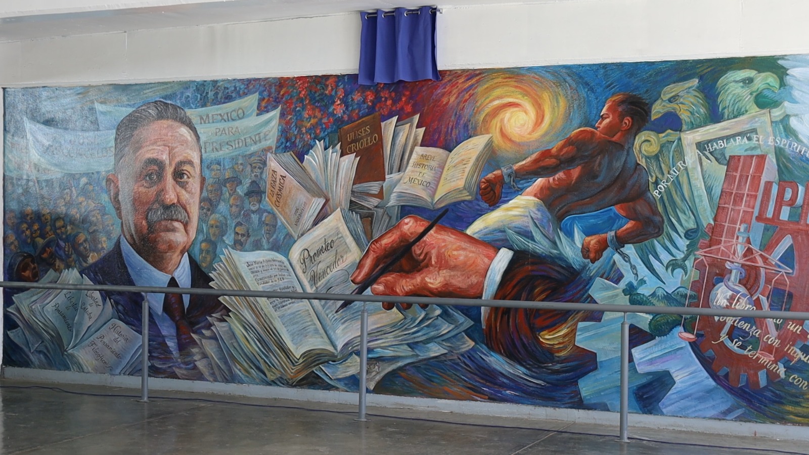 Develan mural ante el aniversario luctuoso de José Vasconcelos | Notigram