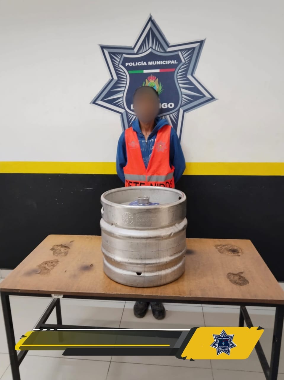 Lo descubrieron cuando robaba un barril de cerveza | Notigram