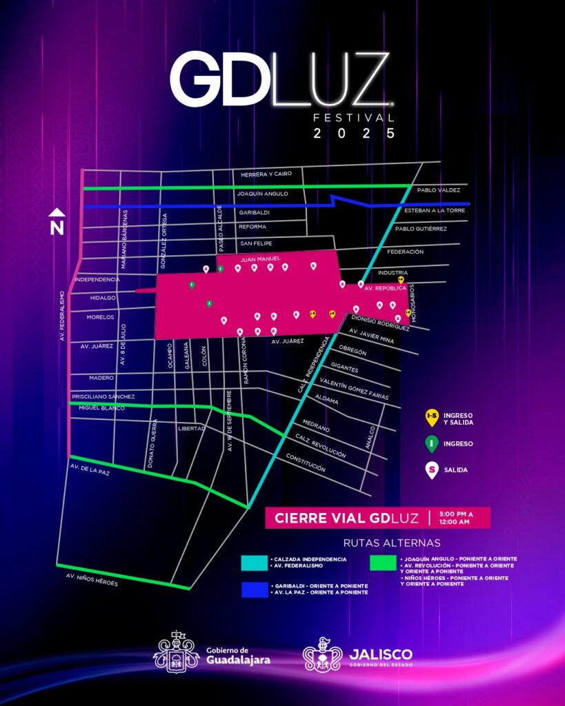 Guadalajara se ilumina con el Festival GDLuz 2025 | Notigram