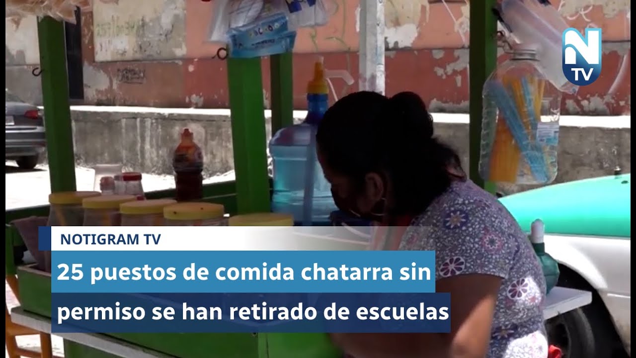 25 puestos de comida chatarra retirados por falta de permiso | Notigram