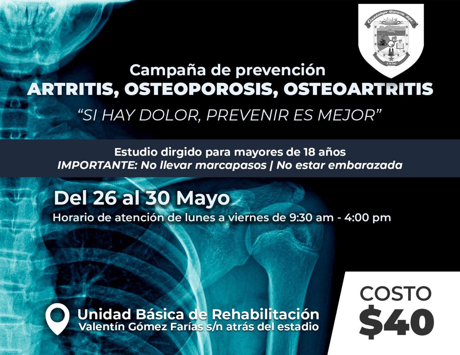 Continúa campaña de prevención de enfermedades osteoarticulares en la ...
