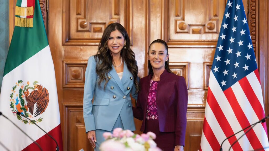 “Es absolutamente falso”: Sheinbaum responde a acusaciones de Kristi Noem sobre alentar ...