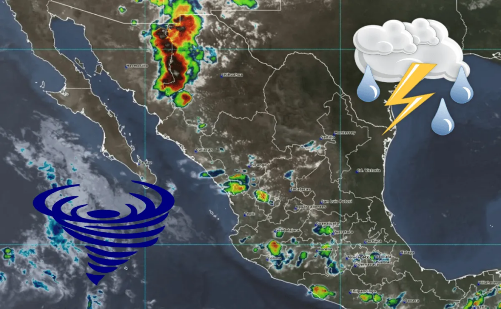 SMN emite alerta por monzón mexicano; prevén intensas lluvias y ola de calor | Notigram