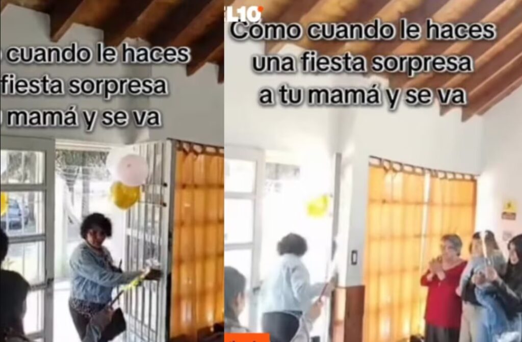Familia organiza fiesta sorpresa para su mamá, pero a ella no le gusta | Notigram
