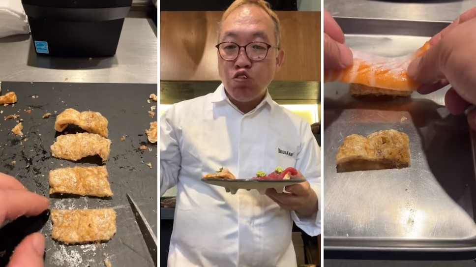 Chef japonés revoluciona con sushi de chicharrón | Notigram