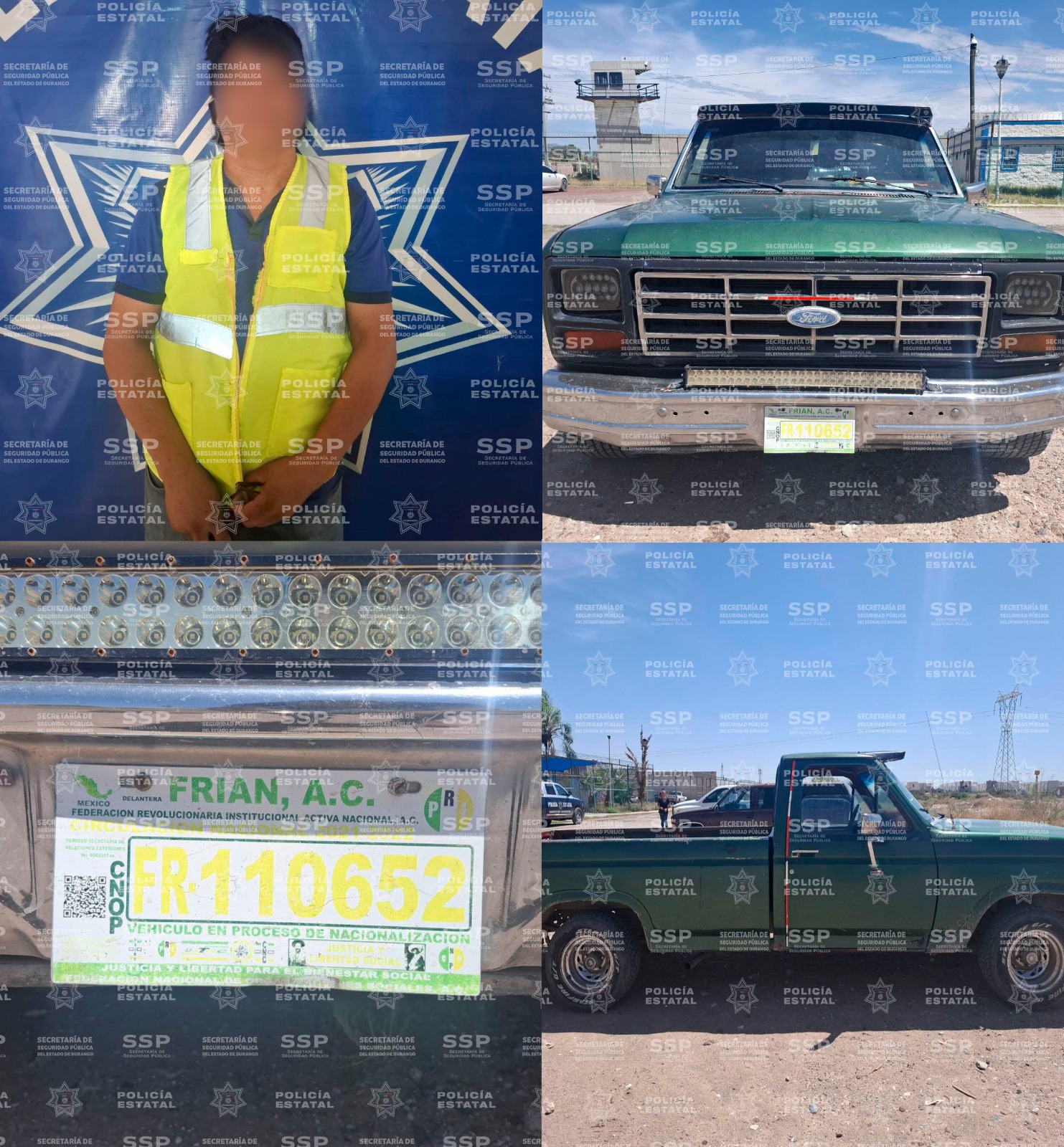 Manejaba camioneta nacional con placas de Onappafa | Notigram