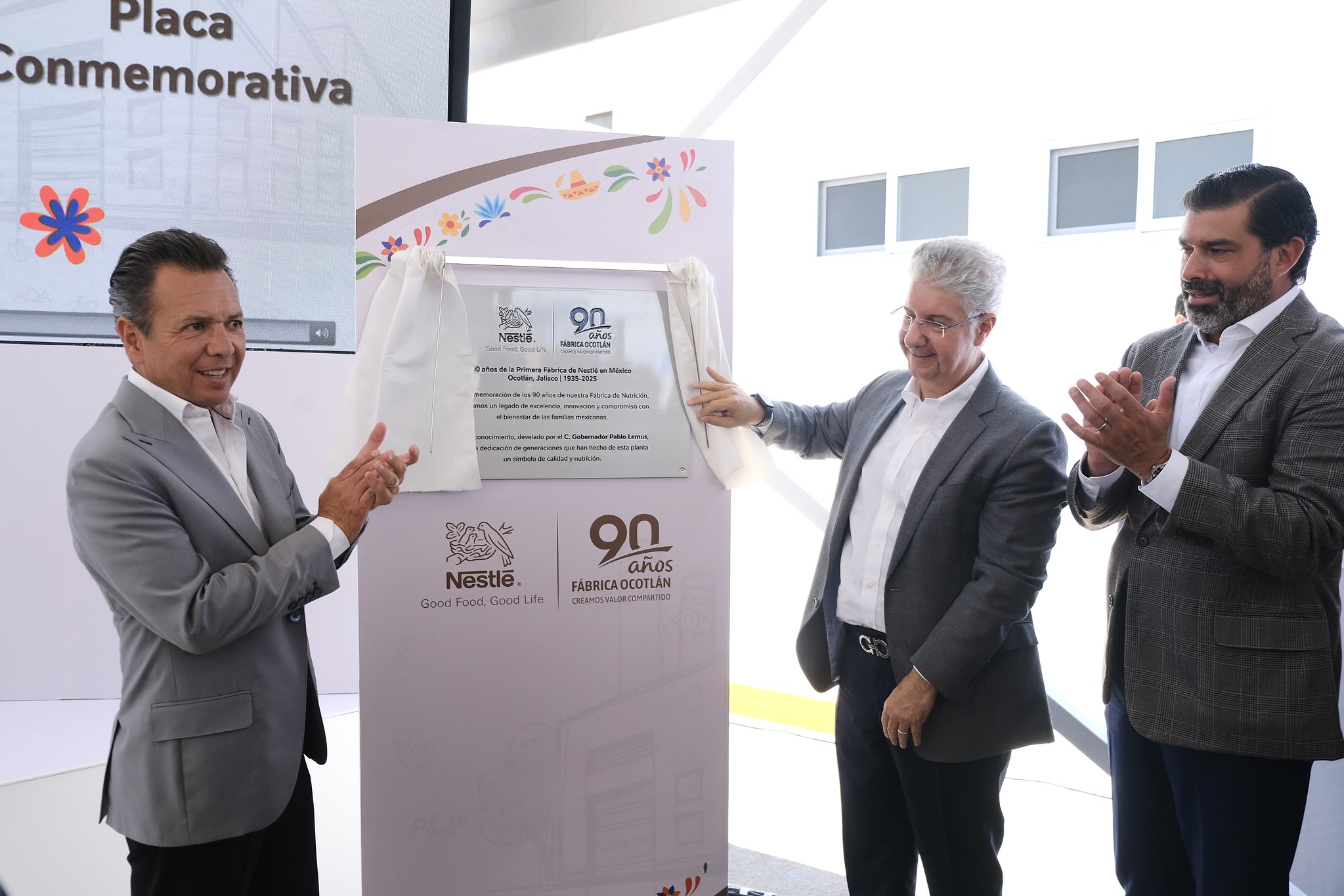 Nestlé celebra 90 años en México; Lemus anuncia inversiones y obras en ...