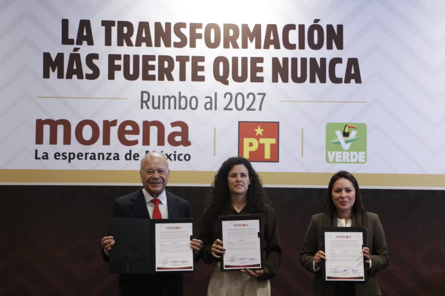 Morena, PT y Verde confirman alianza rumbo a 2027 y 2030 | Notigram